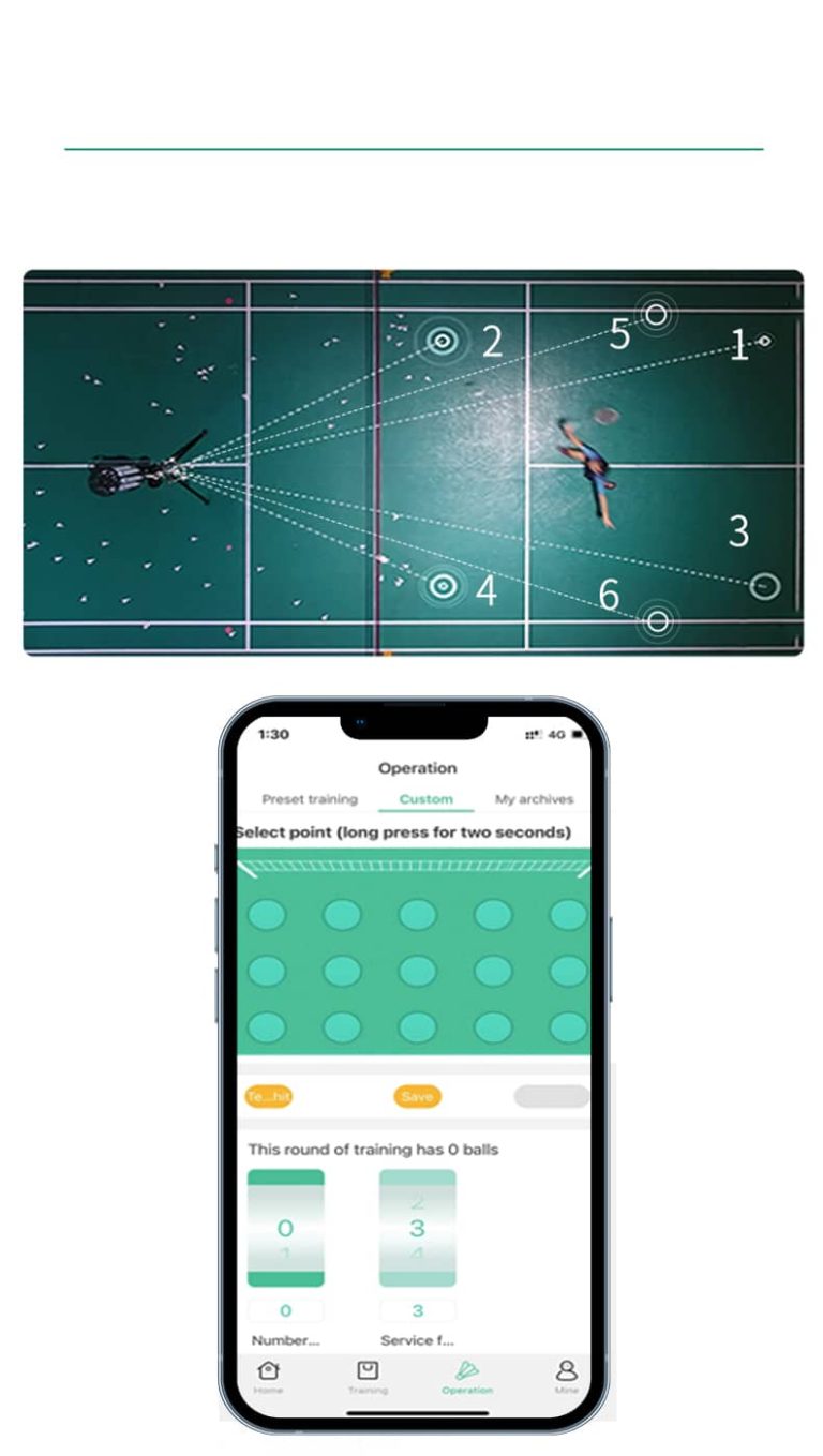 ADIBO A260 Intelligent Badminton Serving Machine store
